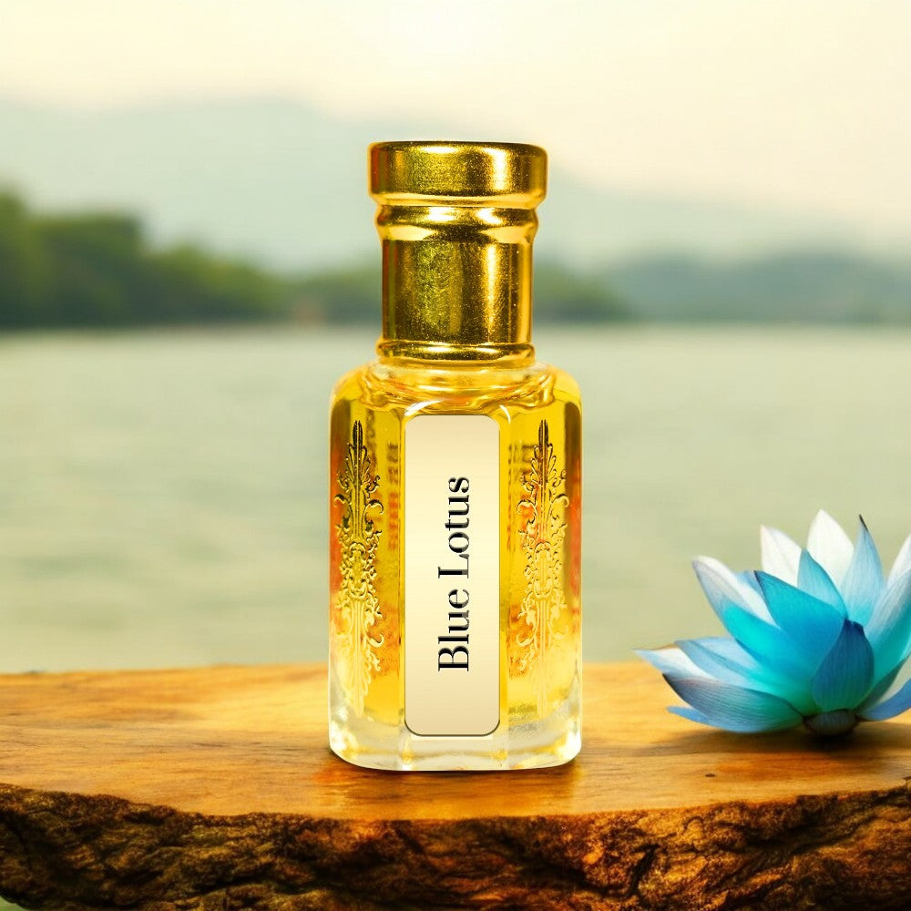 Blue Lotus Attar – Natural Long Lasting Lotus Attar Perfume – Maruti ...